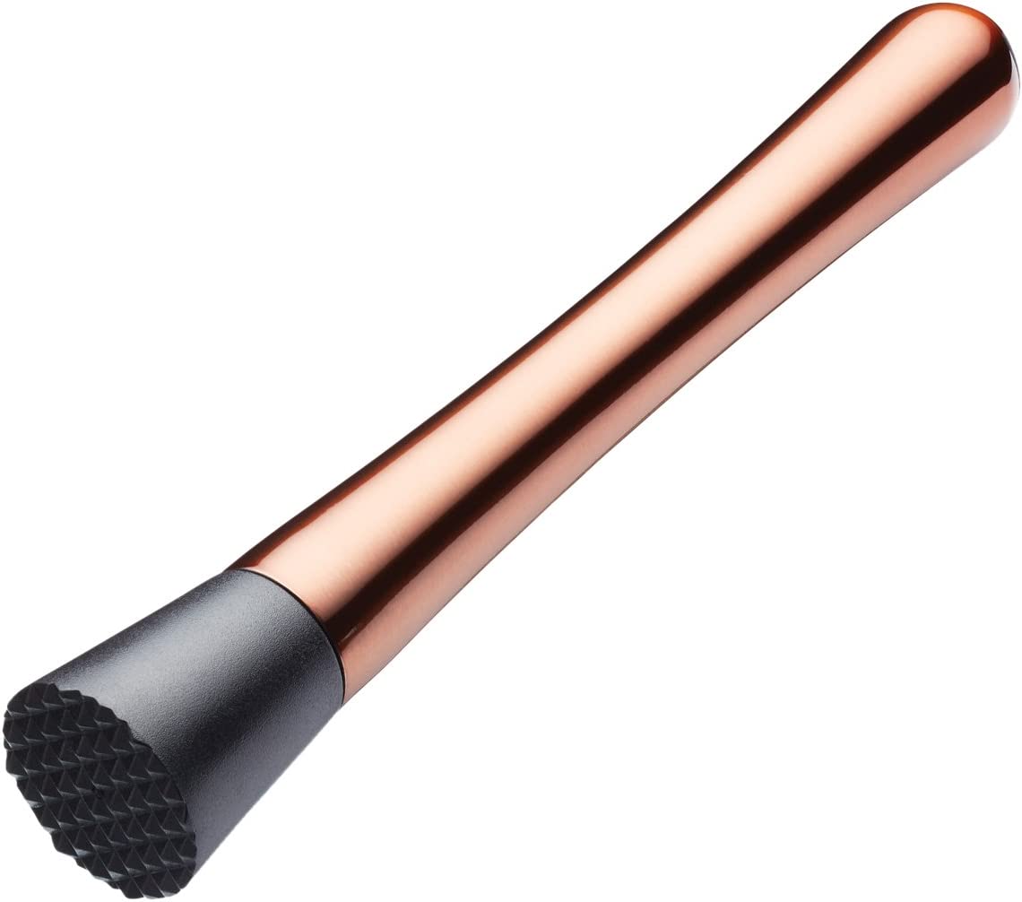 Muddler o Mortero para Cócteles, Acero Inoxidable, Acabado en Cobre, 2 – LIBRERIA GASTRO