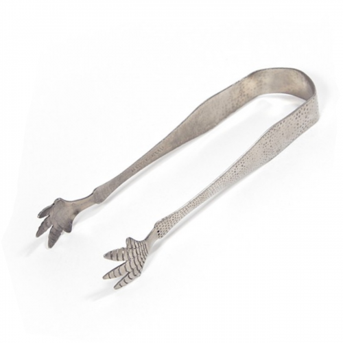 PINZAS HIELO LUXURY PATA GALLINA SILVER 18.5 cm. Cocktail Kingdom ...